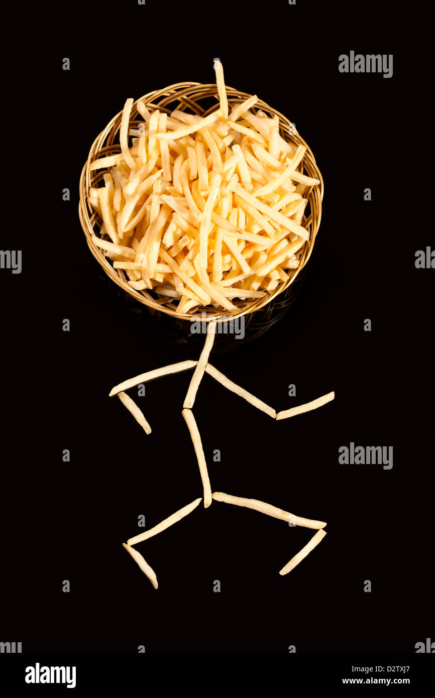 Running chips hi-res stock photography and images - Alamy