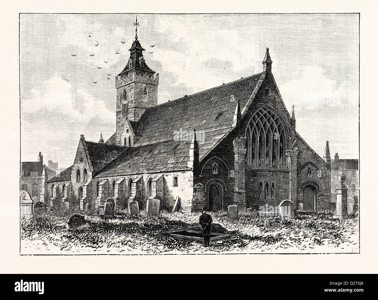 EDINBURGH: ST. MARY'S (SOUTH LEITH) CHURCH 1820 Stock Photo - Alamy