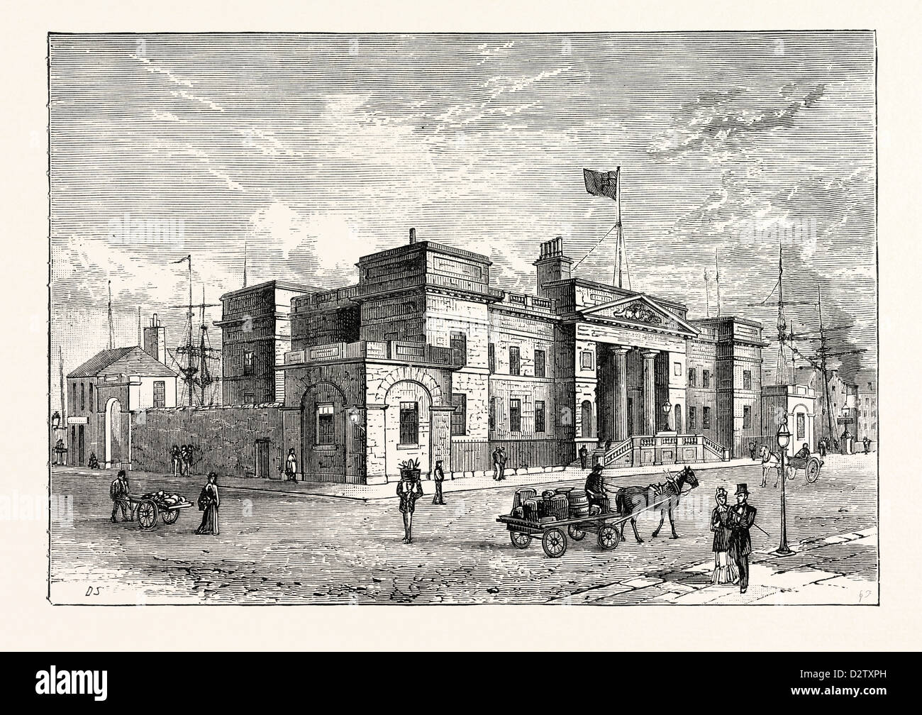 EDINBURGH: THE CUSTOM-HOUSE LEITH Stock Photo - Alamy