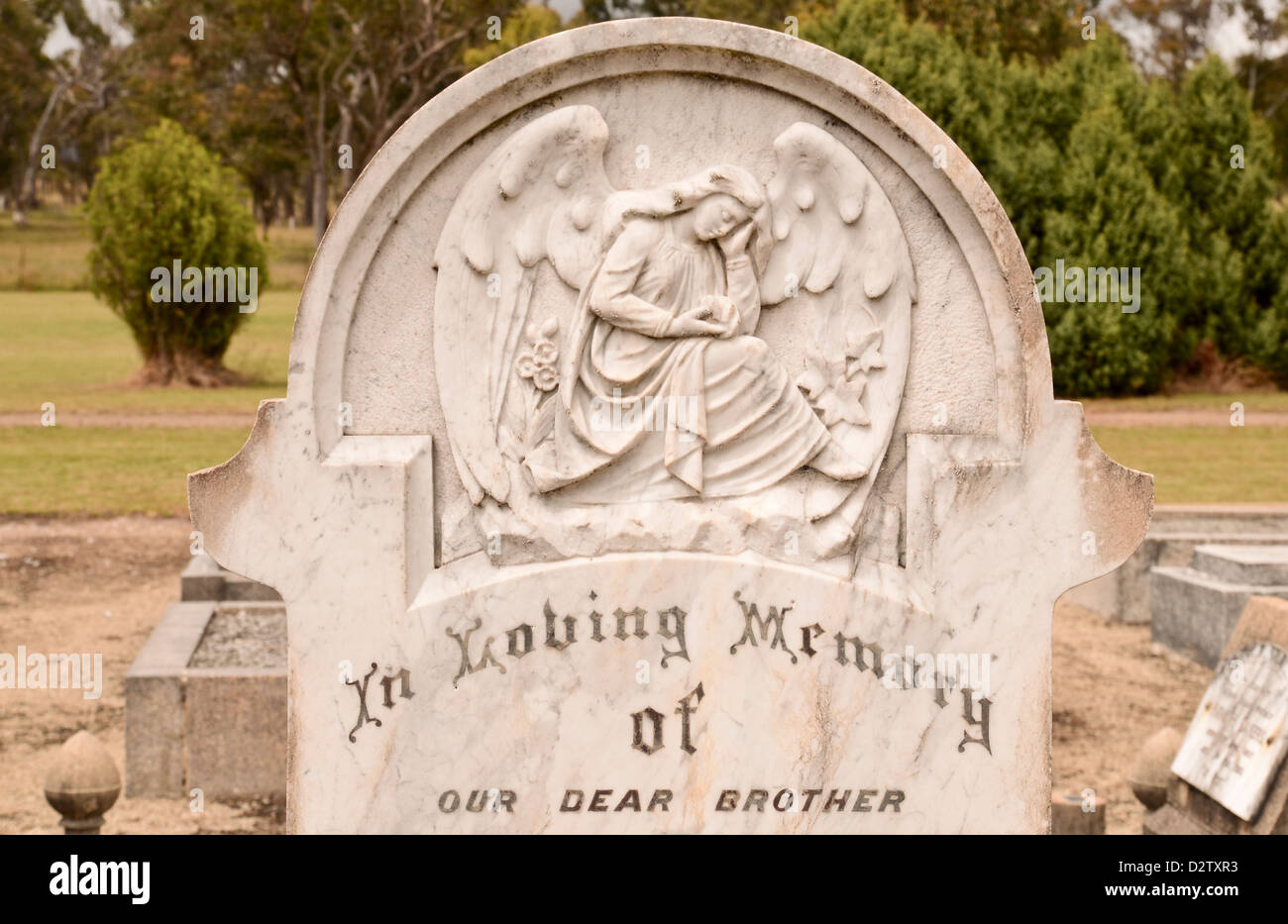 In loving memory on tombstone hi-res stock photography and images - Alamy