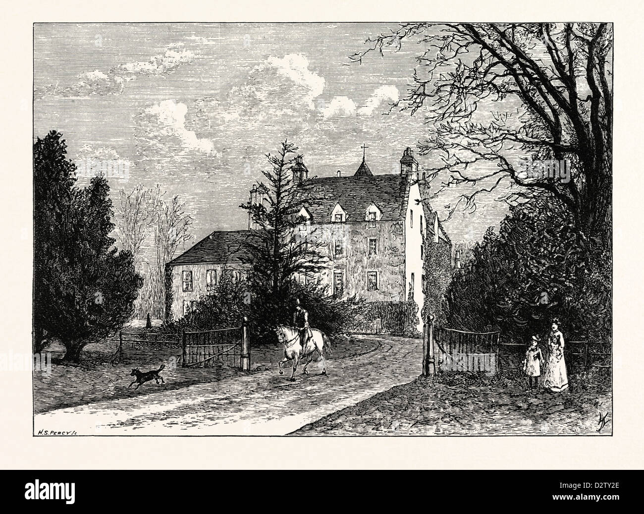 EDINBURGH: INCH HOUSE Stock Photo - Alamy