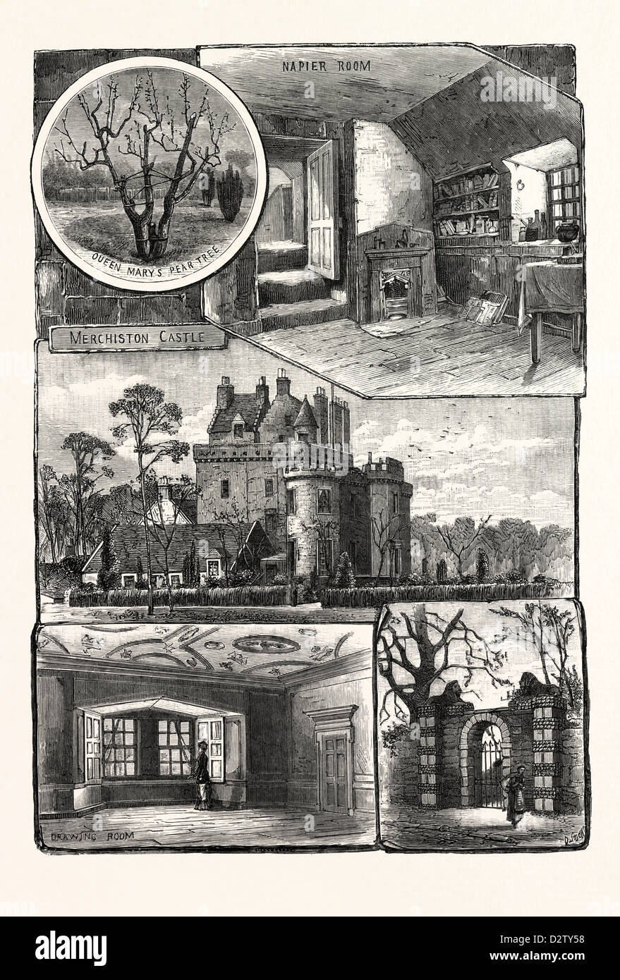 EDINBURGH: MERCHISTON CASTLE Stock Photo - Alamy