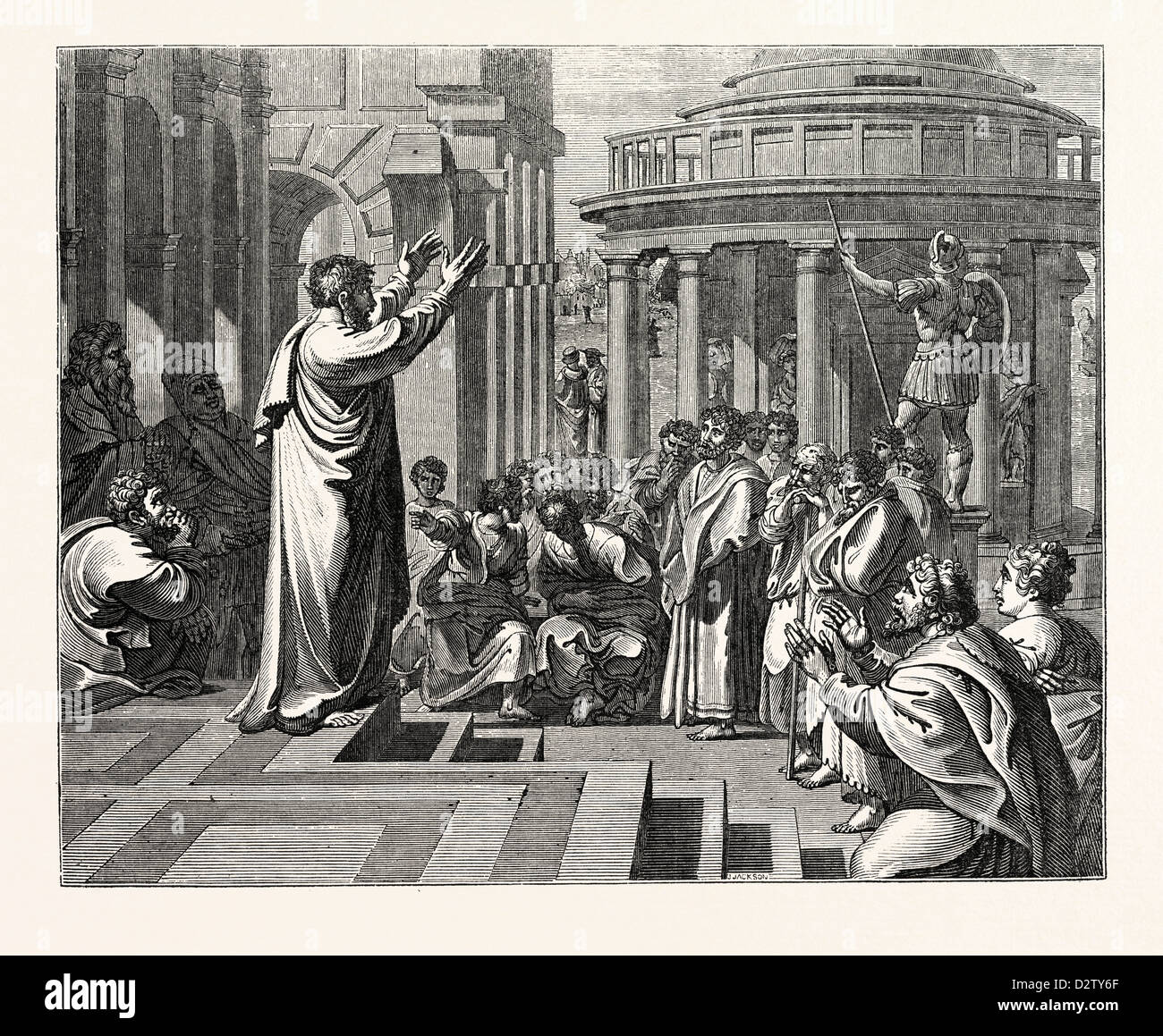 Paul preaching athens hi-res stock photography and images - Alamy