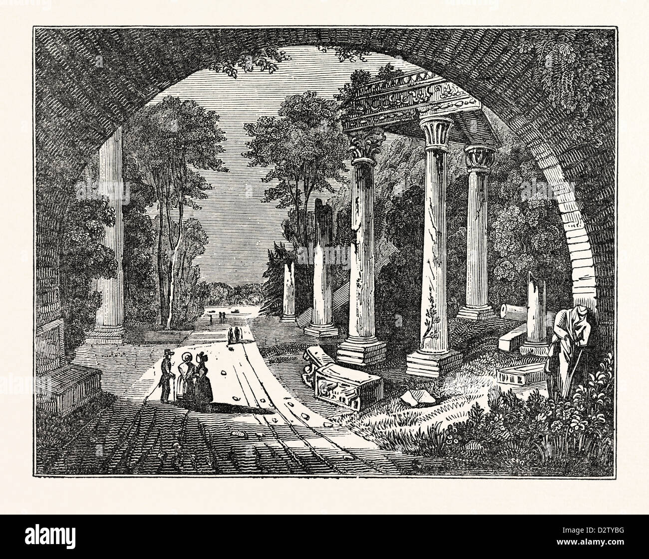 Dry Arch under the road to Blacknest Stock Photo - Alamy