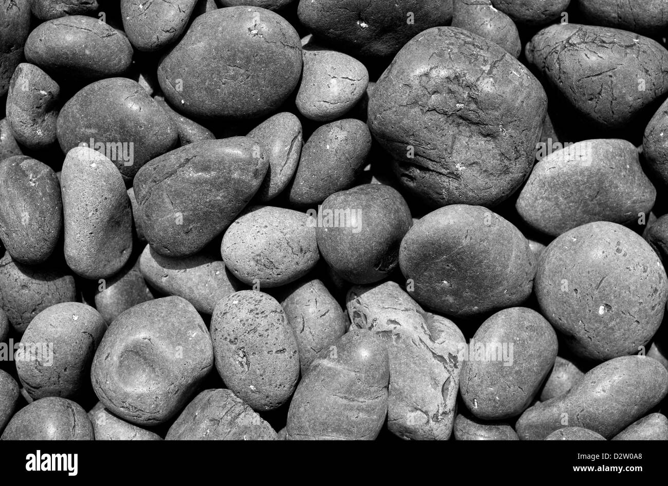 OR01013-00 BW...OREGON - Beach rocks at Yaquina Head Outstanding ...