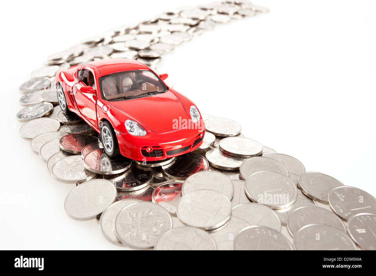 Driving on coins hi-res stock photography and images - Alamy