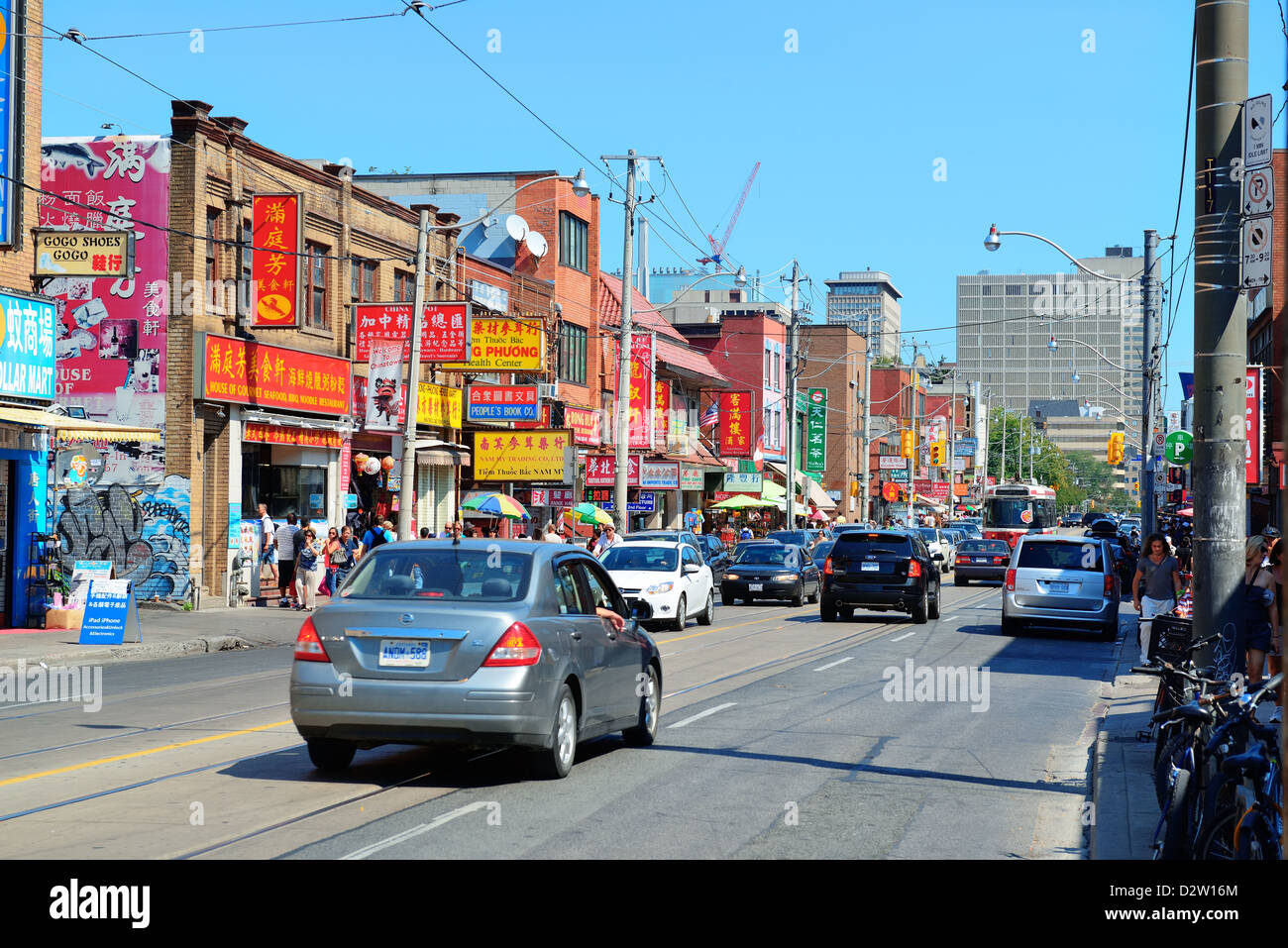 Chinatown street view Stock Photo - Alamy