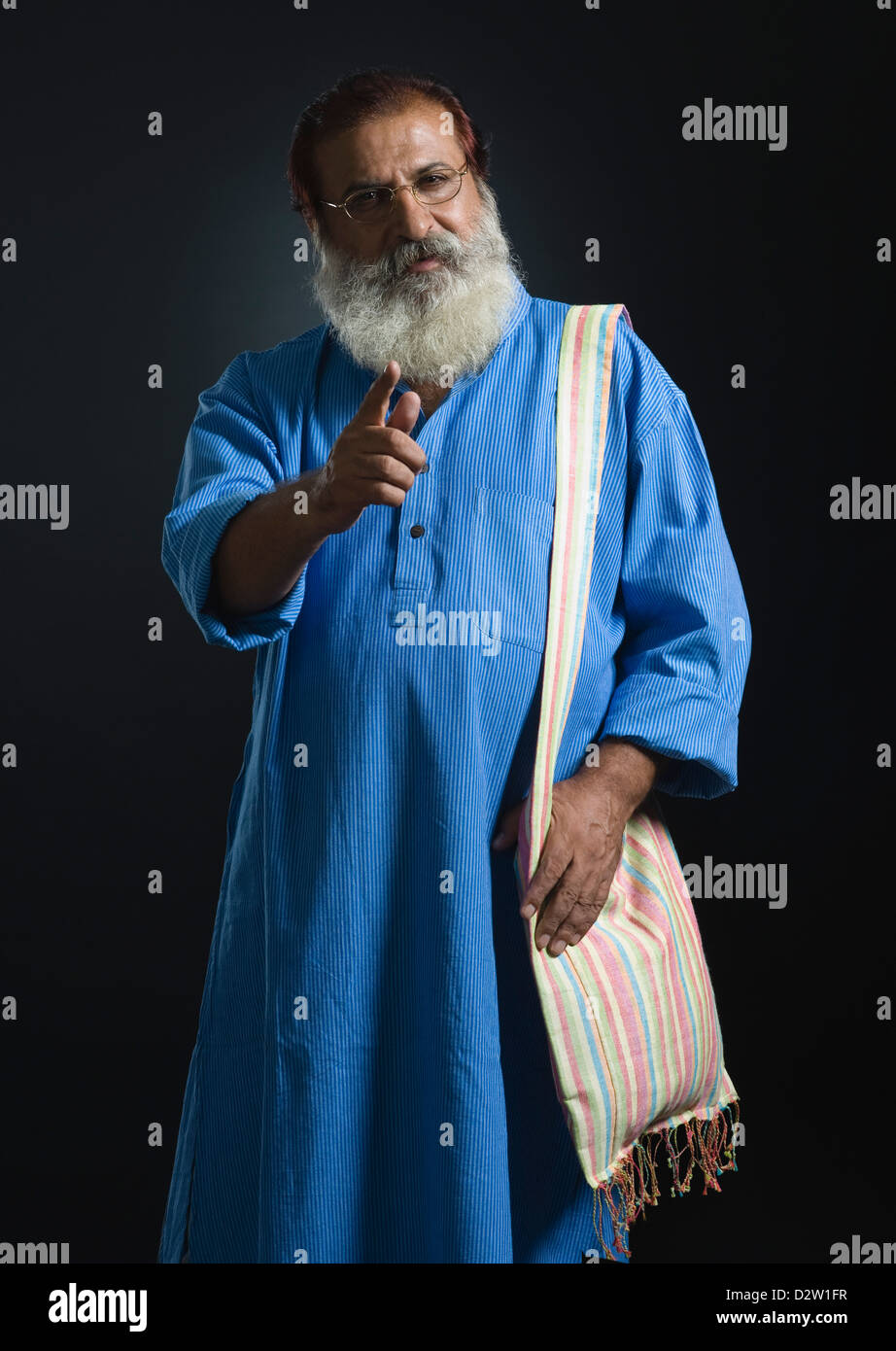 Philosopher pointing forward Stock Photo - Alamy