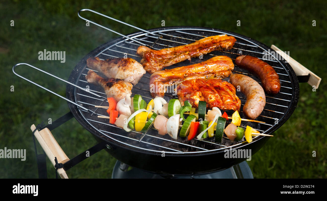 BBQ, Grilling time Stock Photo - Alamy