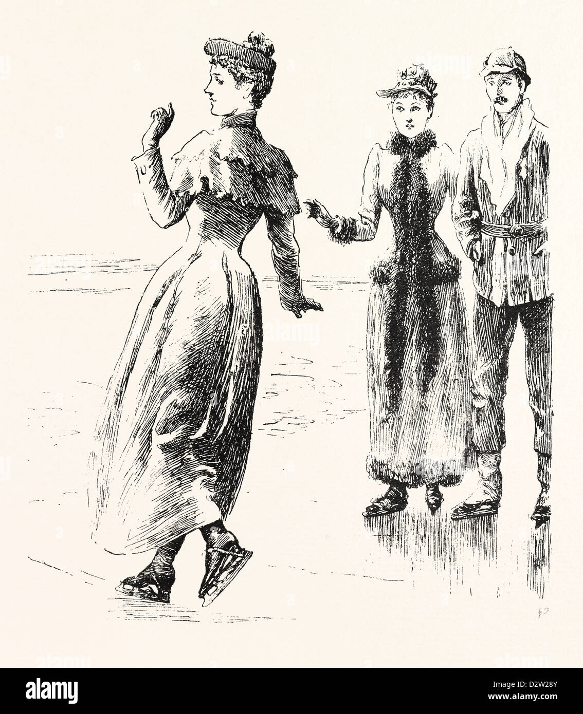 SKATING: A LESSON IN FIGURE CUTTING Stock Photo - Alamy