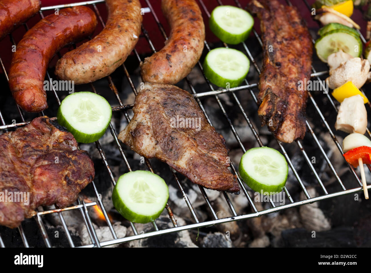 BBQ, Grilling time Stock Photo - Alamy
