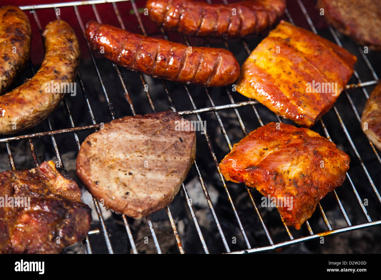 BBQ, Grilling time Stock Photo - Alamy