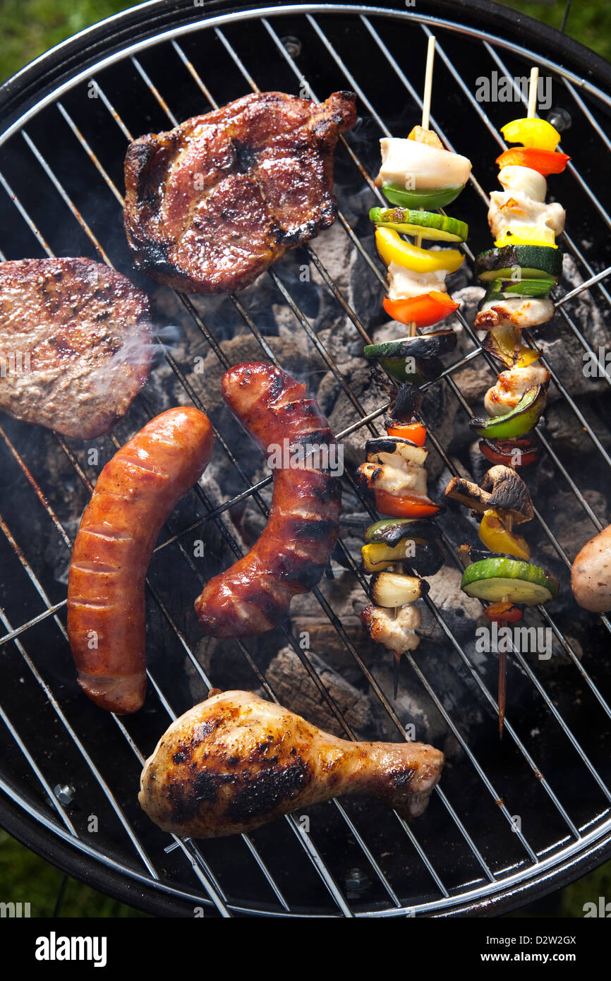 BBQ, Grilling time Stock Photo - Alamy