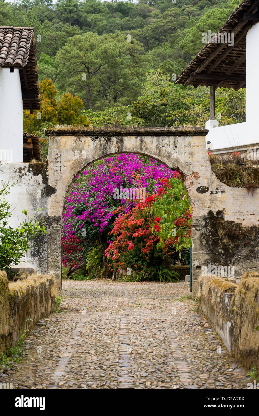 rural Mexico street scene Stock Photo - Alamy