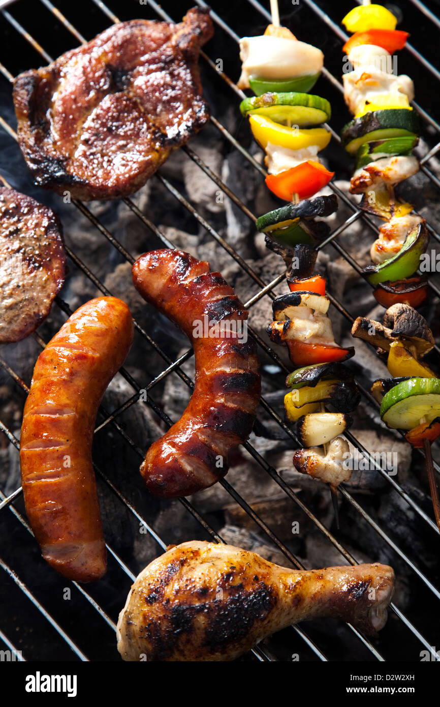 BBQ, Grilling time Stock Photo - Alamy
