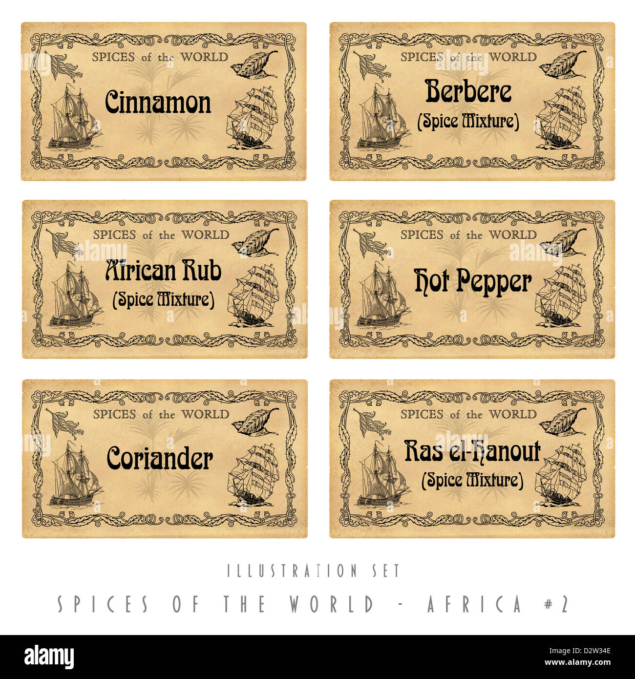 Food labels africa hi-res stock photography and images - Alamy