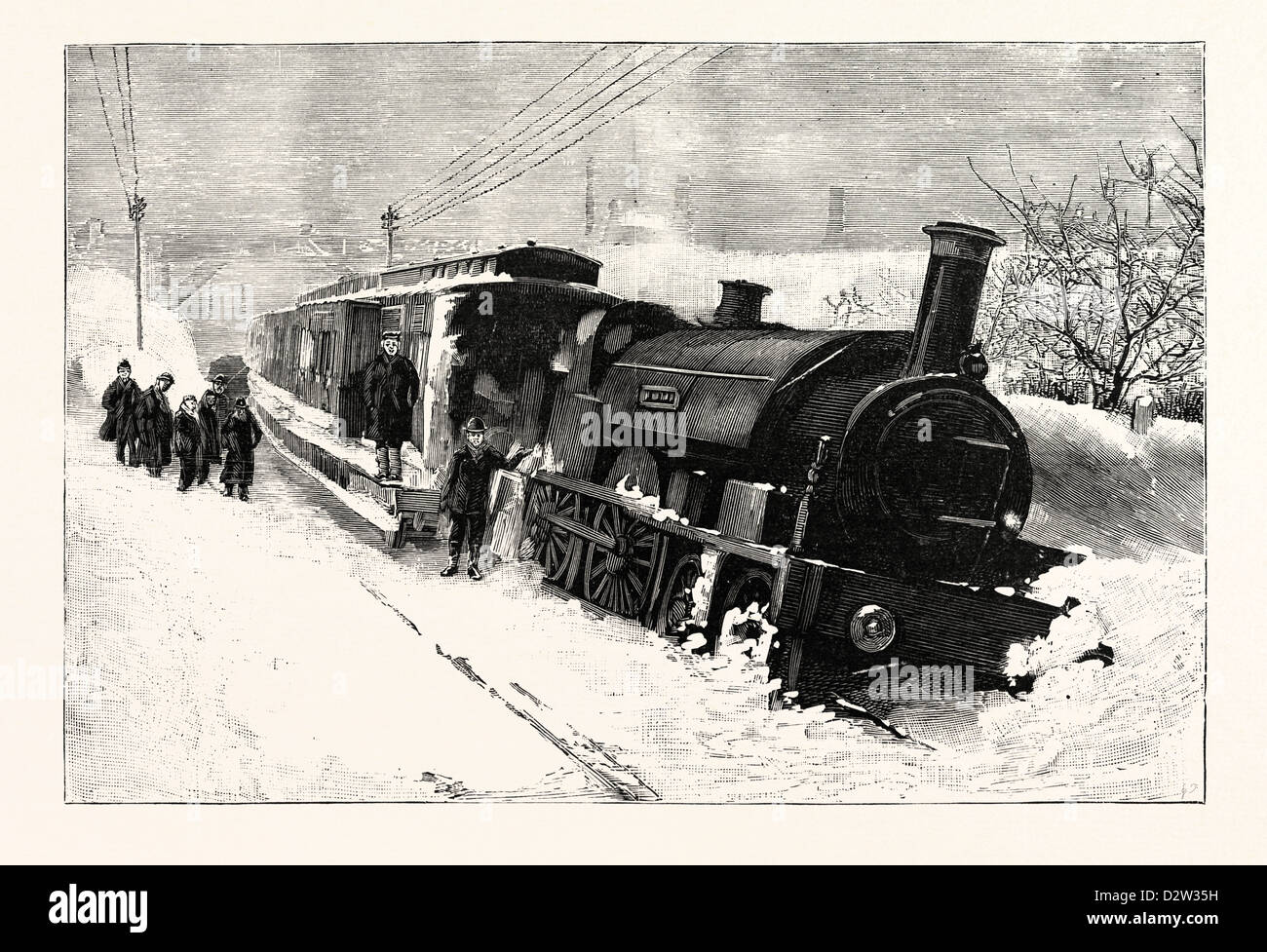 THE GREAT SNOWSTORM: THE FLYING DUTCHMAN OFF THE LINE AND IN A SNOW ...