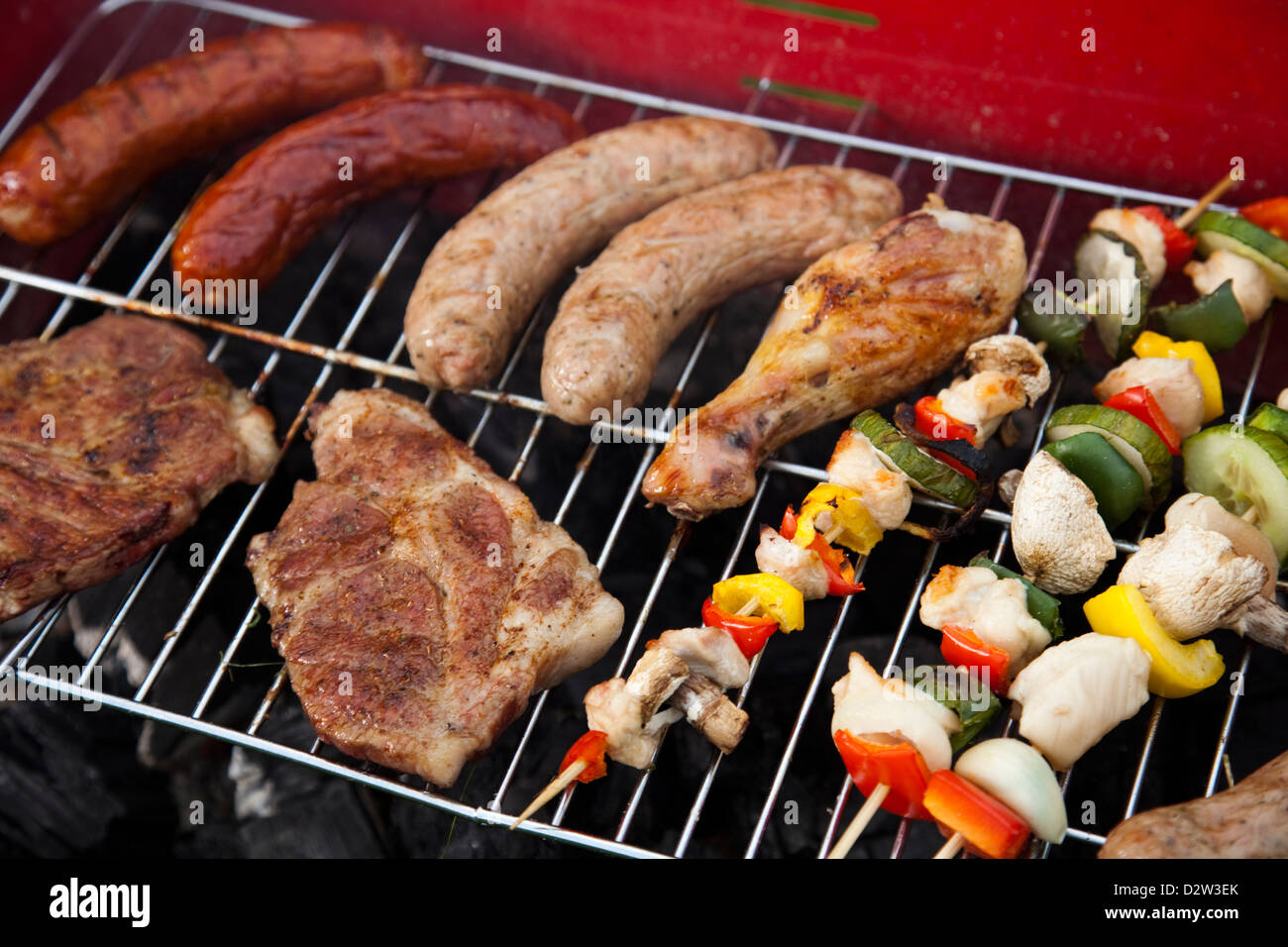 BBQ, Grilling time Stock Photo - Alamy