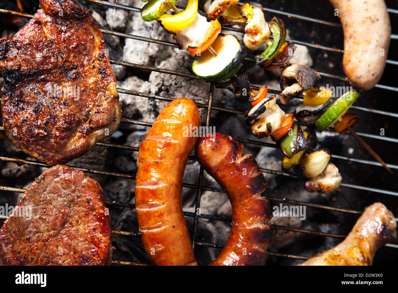 BBQ, Grilling time Stock Photo - Alamy