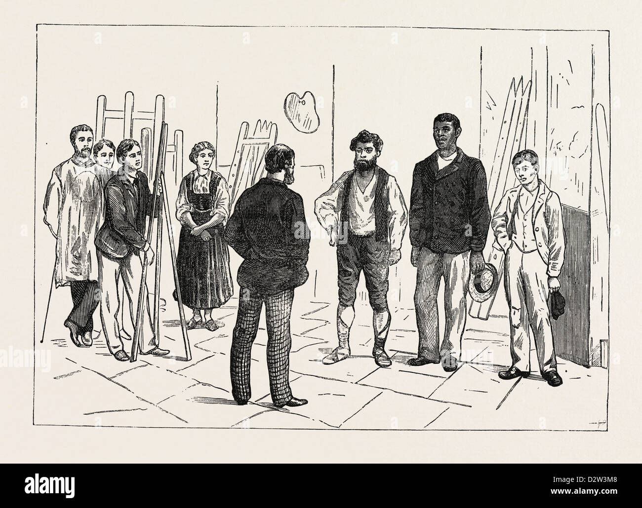 Art school life model hi-res stock photography and images - Alamy