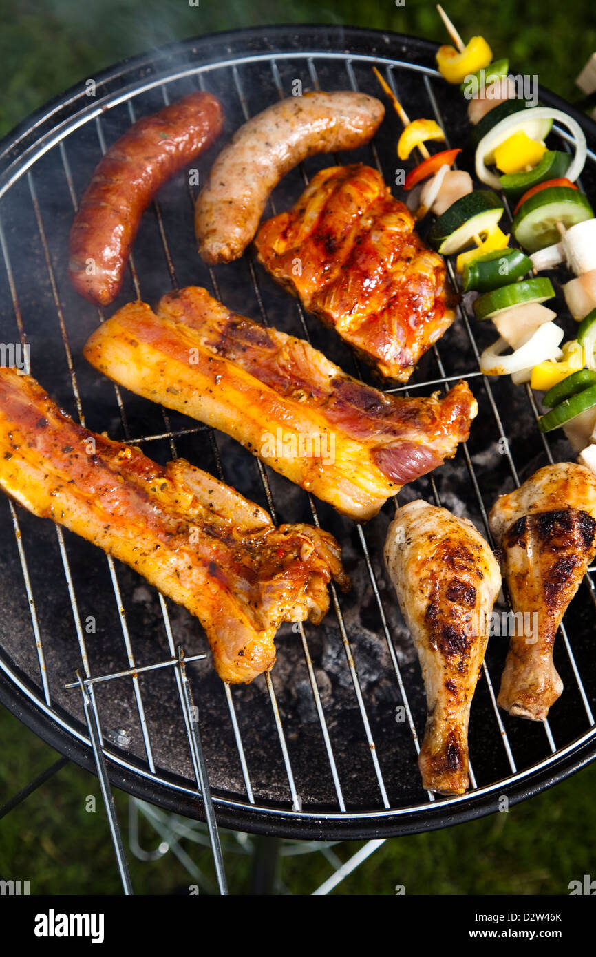 BBQ, Grilling time Stock Photo - Alamy