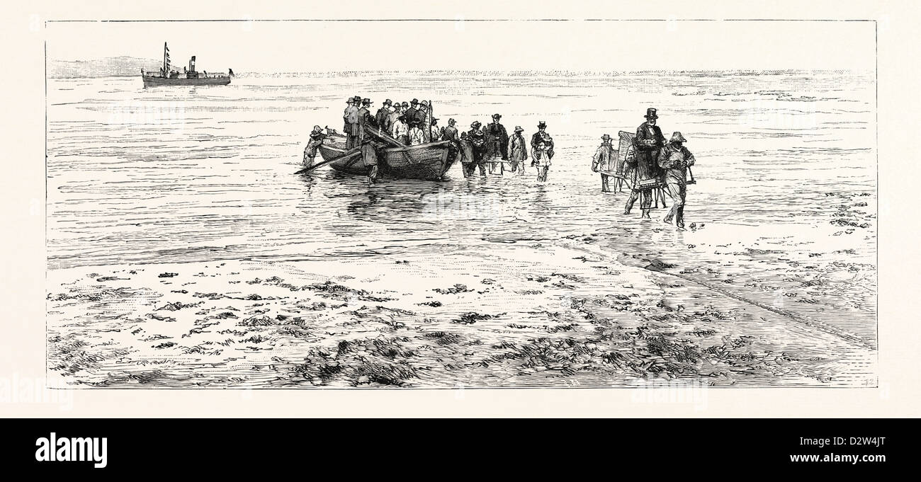 ARRIVAL OF SIR HENRY AND LADY LOCH FROM THE MAINLAND Stock Photo - Alamy