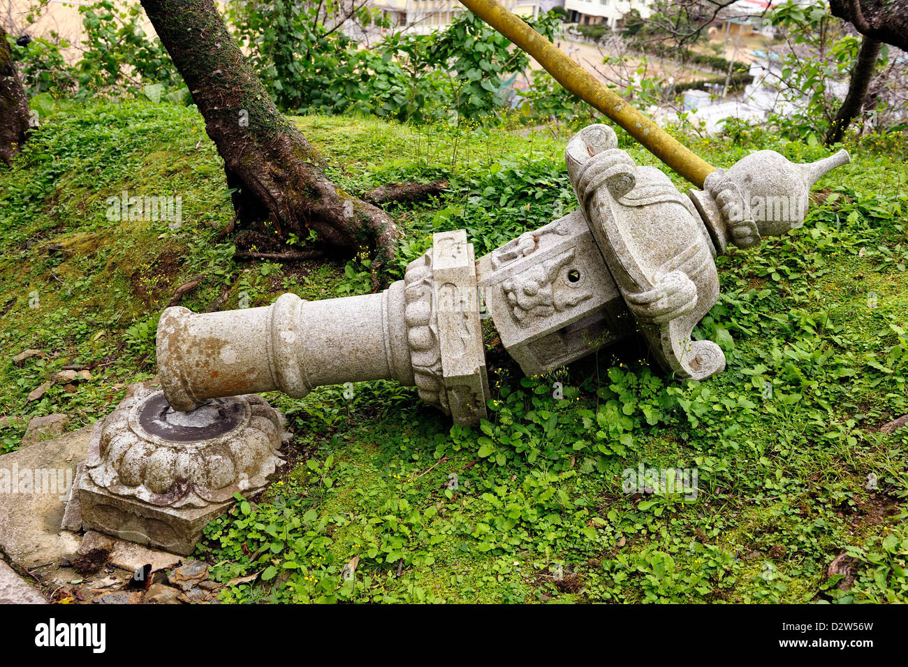 The ruins of Nago Castle in Okinawa, Japan Stock Photo - Alamy