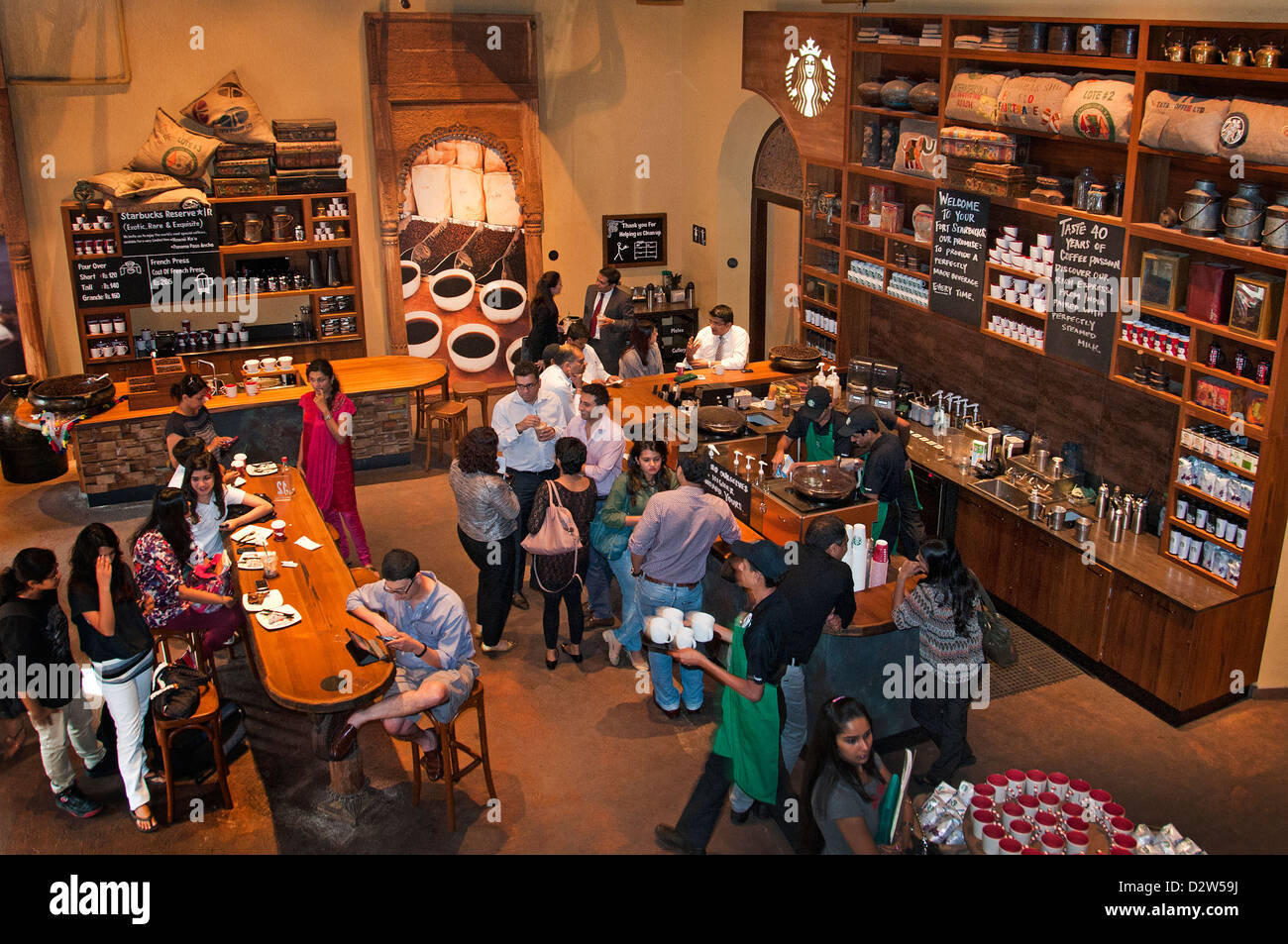 Mumbai starbucks hi-res stock photography and images - Alamy