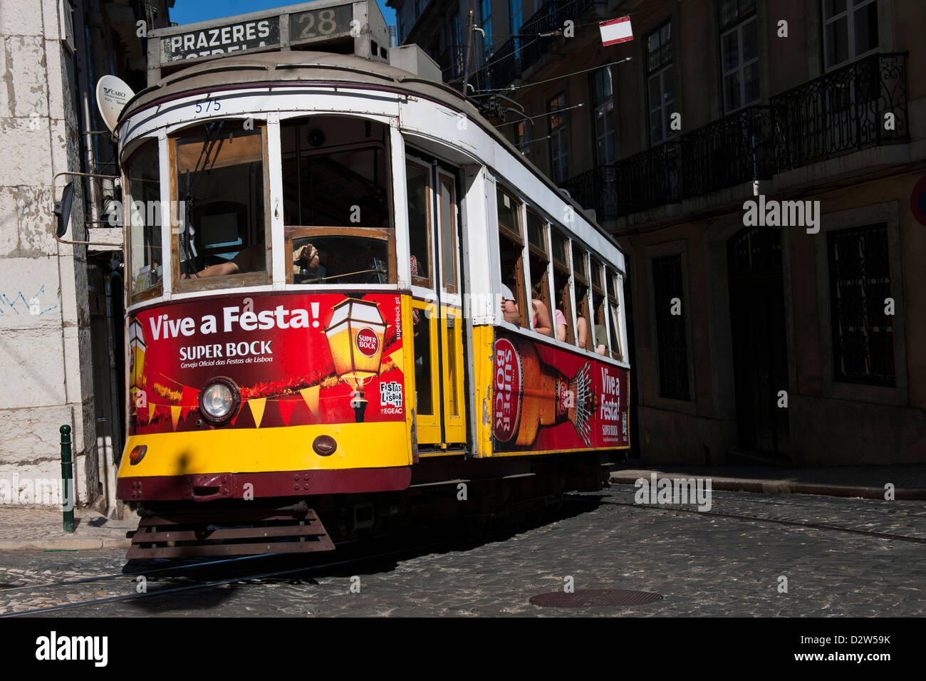 Red tramcar hi-res stock photography and images - Alamy