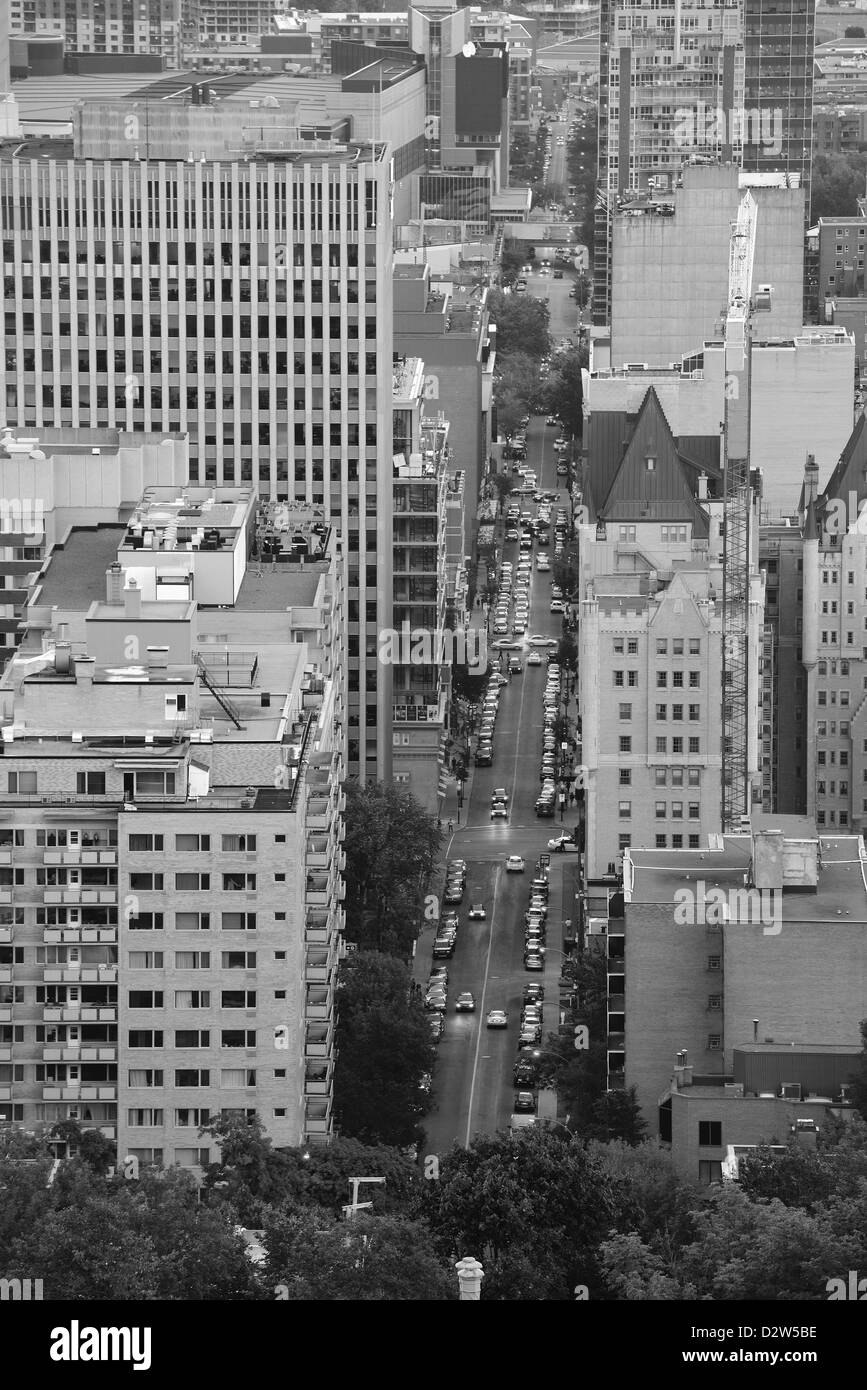 Aerial urban traffic view Black and White Stock Photos & Images - Alamy