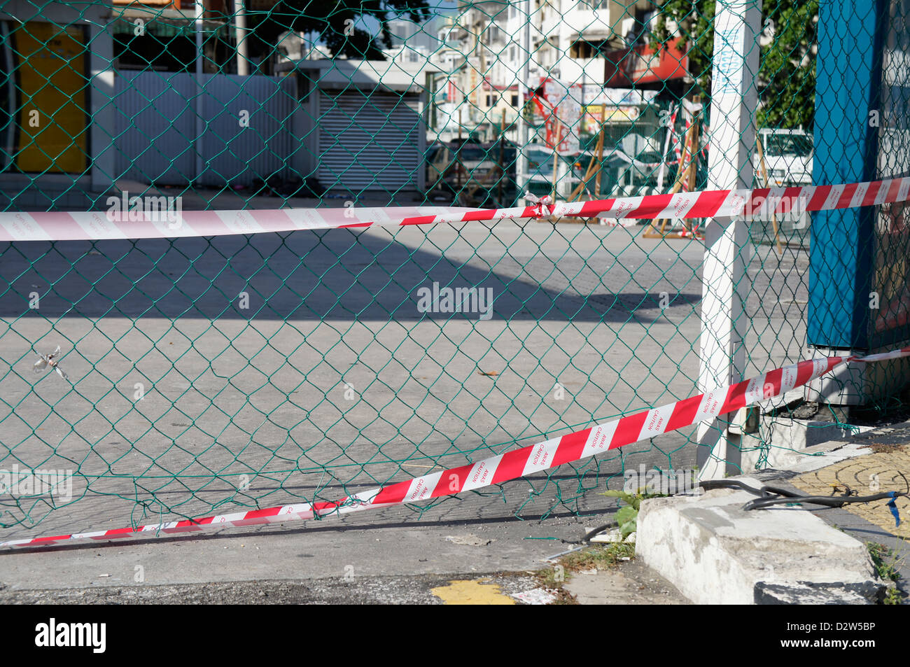 fenced up area Stock Photo - Alamy