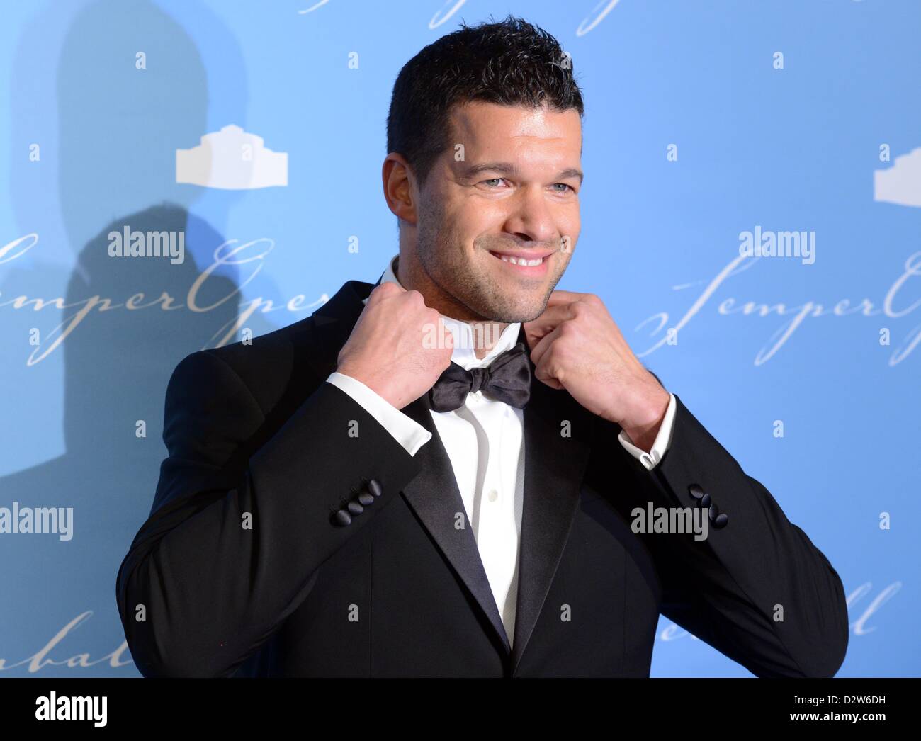 Former soccer pro Michael Ballack attends the 8th Semper Opera Ball ...