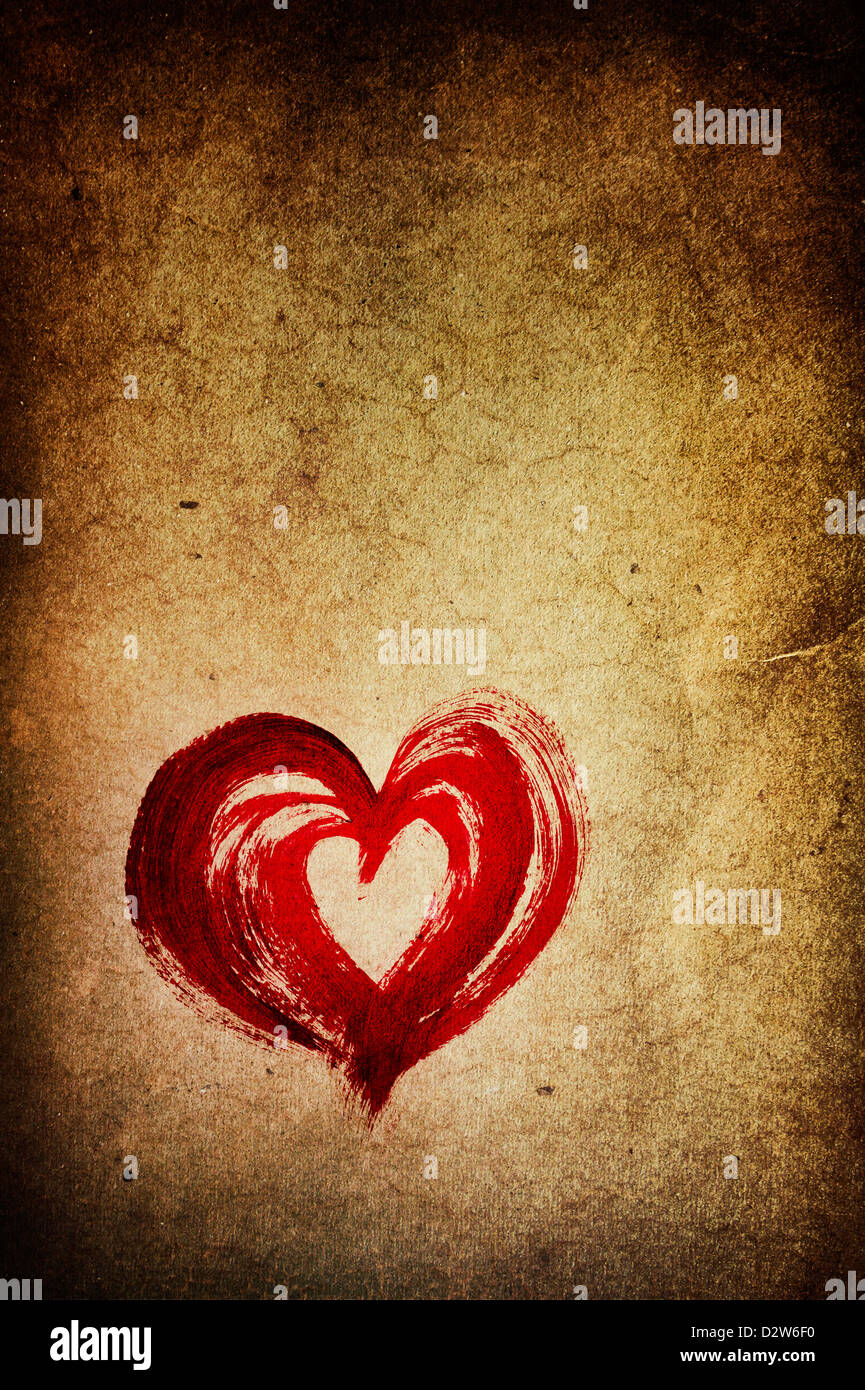 Red love heart hi-res stock photography and images - Alamy
