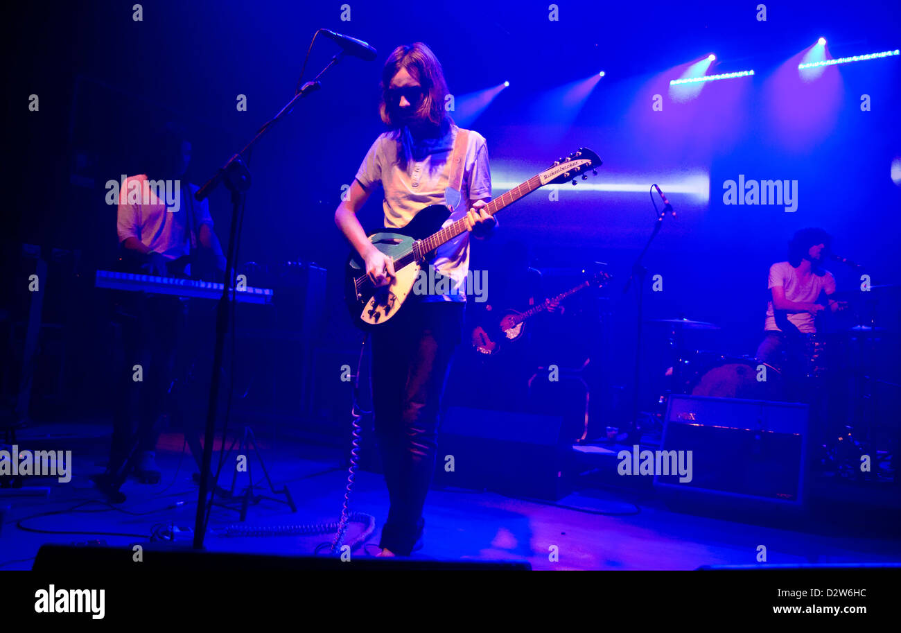 October 26, 2012 - The Australian psychedelic band Tame Impala performs ...