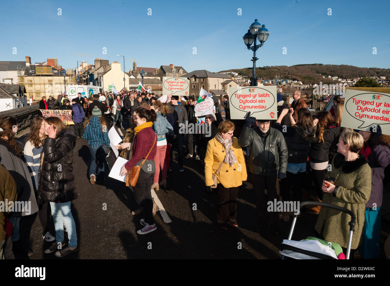 February 2nd 2013. Aberystwyth, Wales, UK. EXACTLY 50 years after the ...