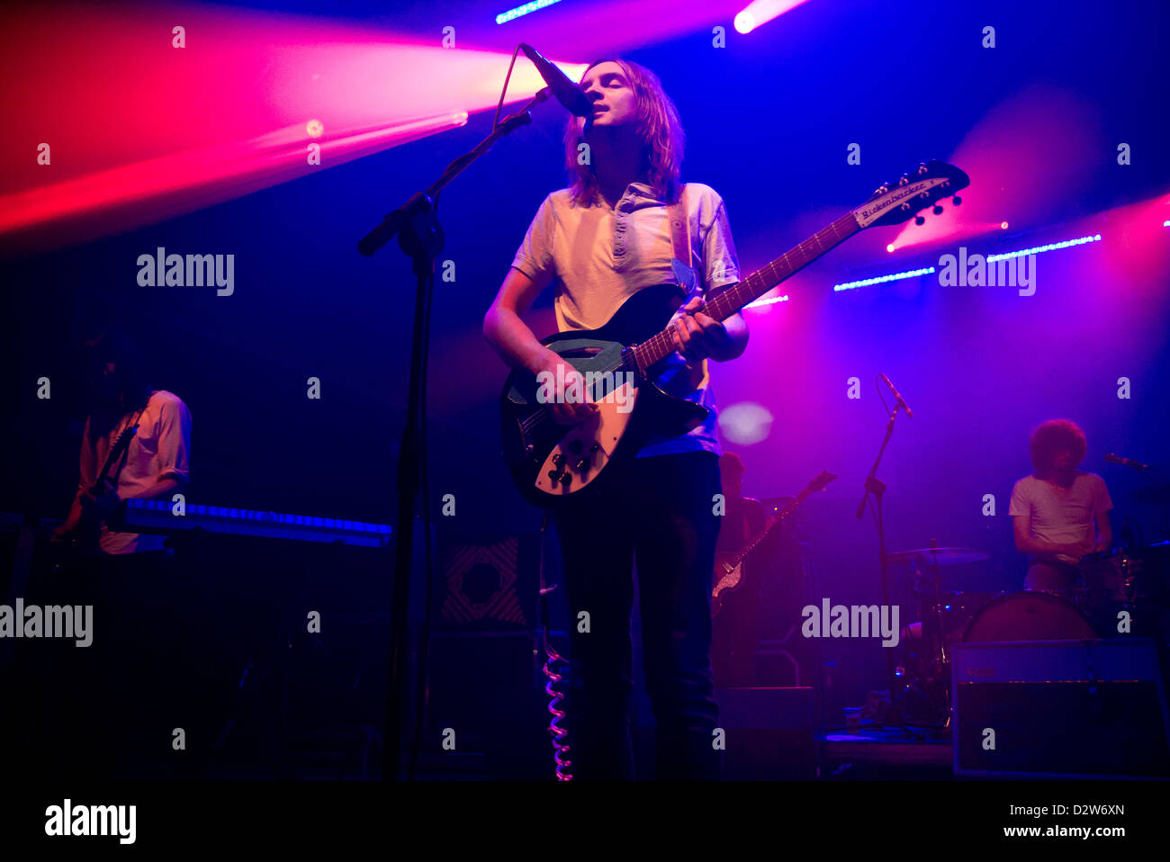 October 26, 2012 - The Australian psychedelic band Tame Impala performs ...