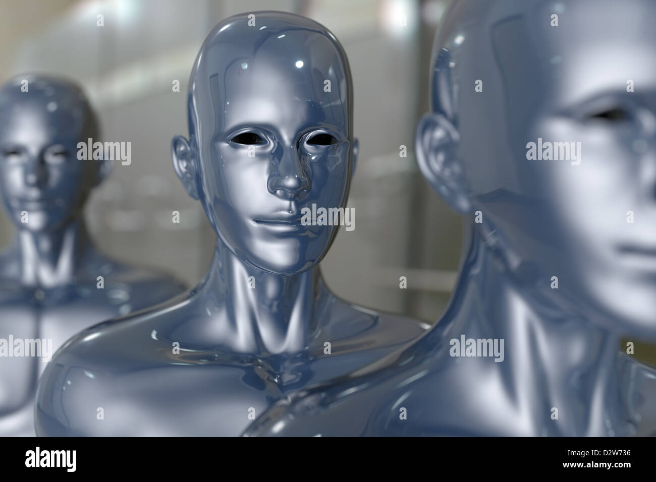 The concept of a man with a computer Stock Photo - Alamy