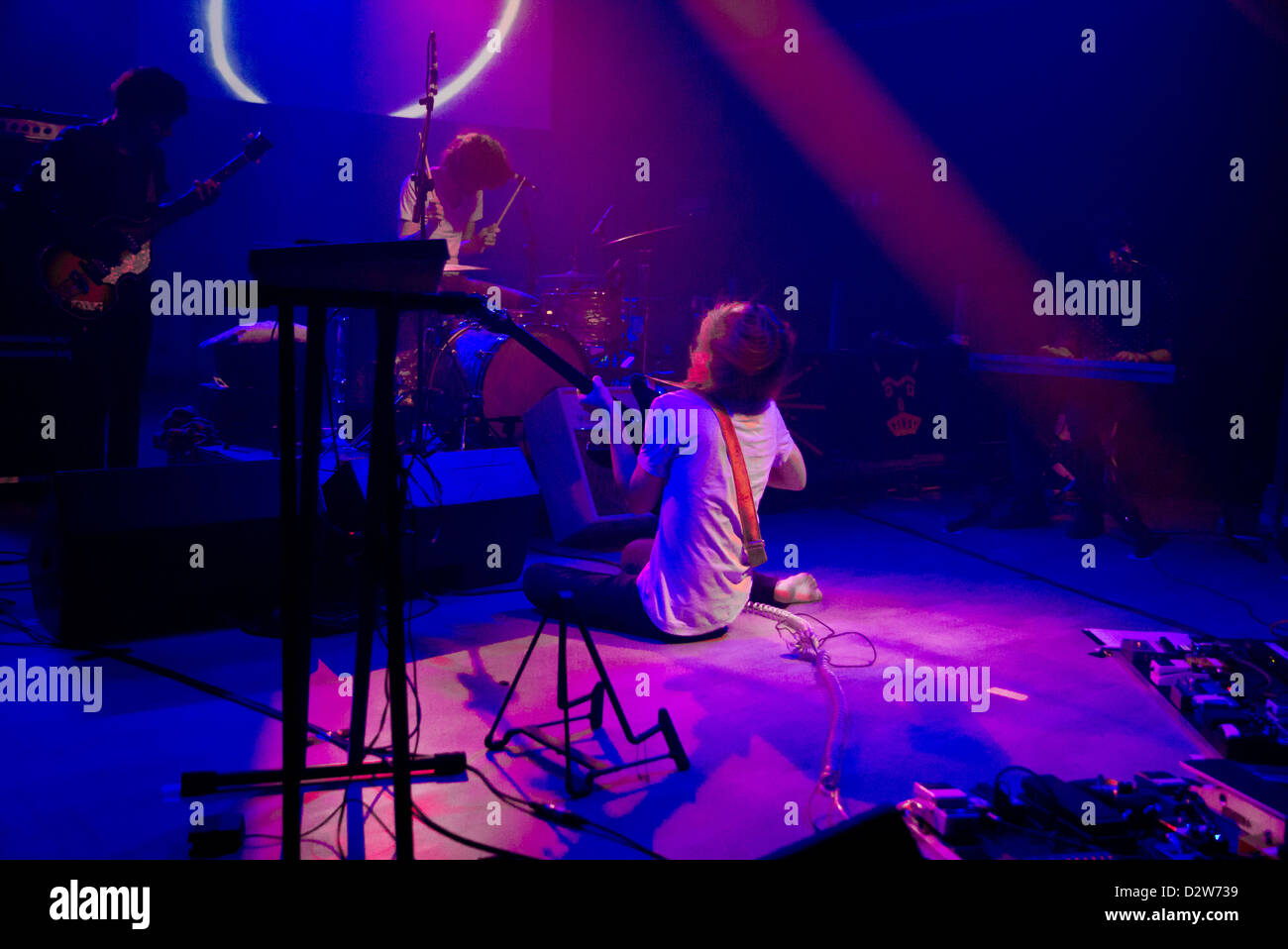 October 26, 2012 - The Australian psychedelic band Tame Impala performs ...