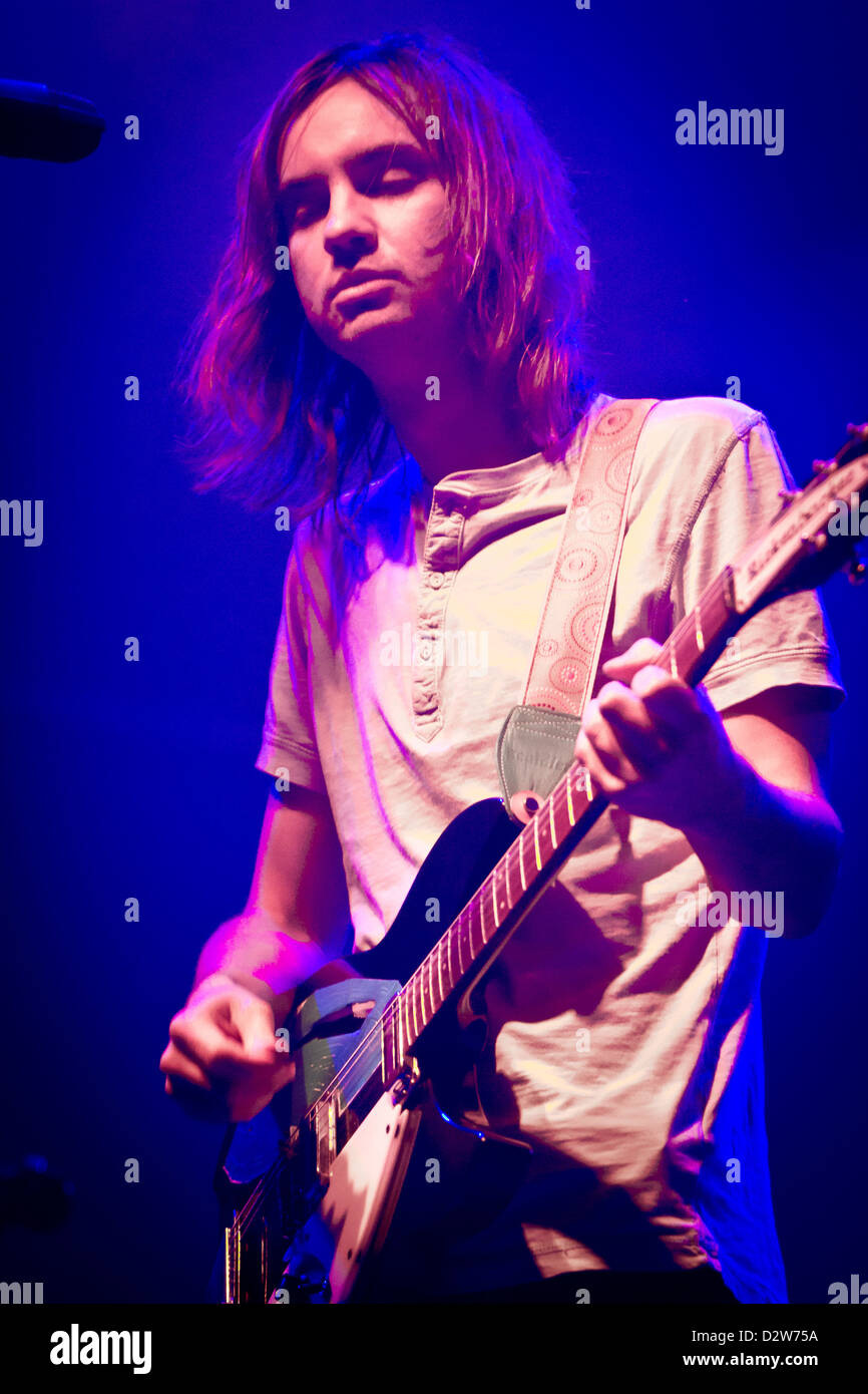October 26, 2012 - The Australian psychedelic band Tame Impala performs ...
