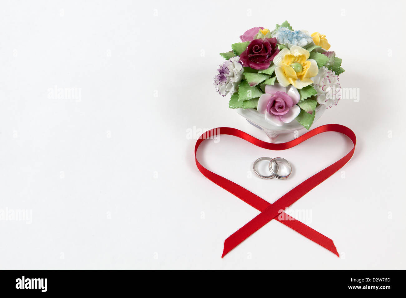 Two red rings Cut Out Stock Images & Pictures - Alamy