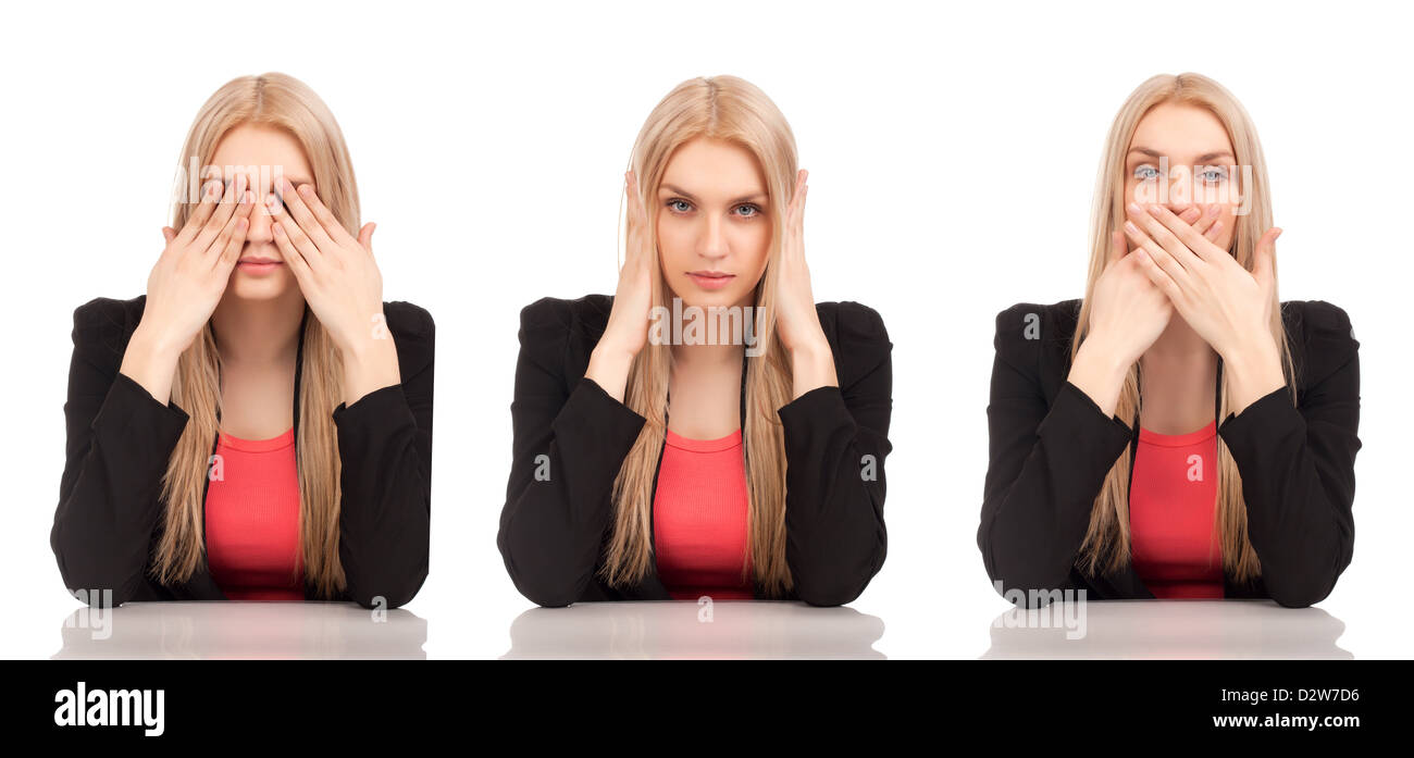 See no evil hear no evil speak no evil hi-res stock photography and ...