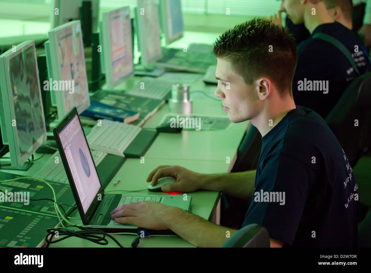 Berlin, Germany, CNC training center of Siemens AG Stock Photo - Alamy