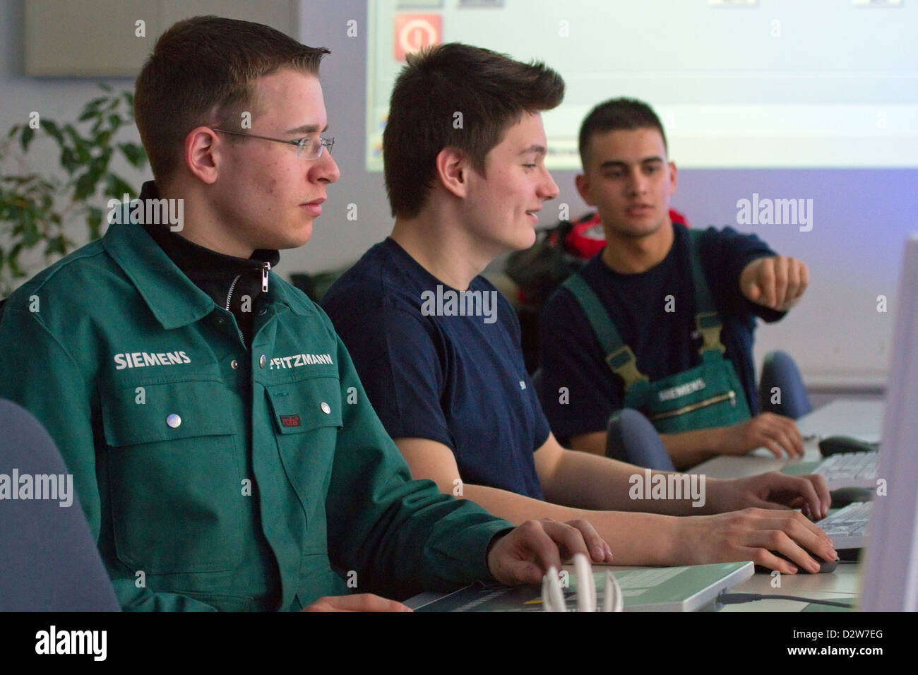 Berlin, Germany, CNC training center of Siemens AG Stock Photo - Alamy