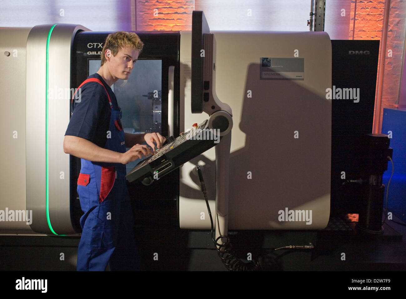 Berlin, Germany, CNC training center of Siemens AG Stock Photo - Alamy