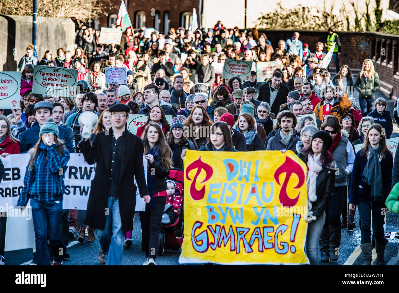 February 2nd 2013. Aberystwyth, Wales, UK. EXACTLY 50 years after the ...