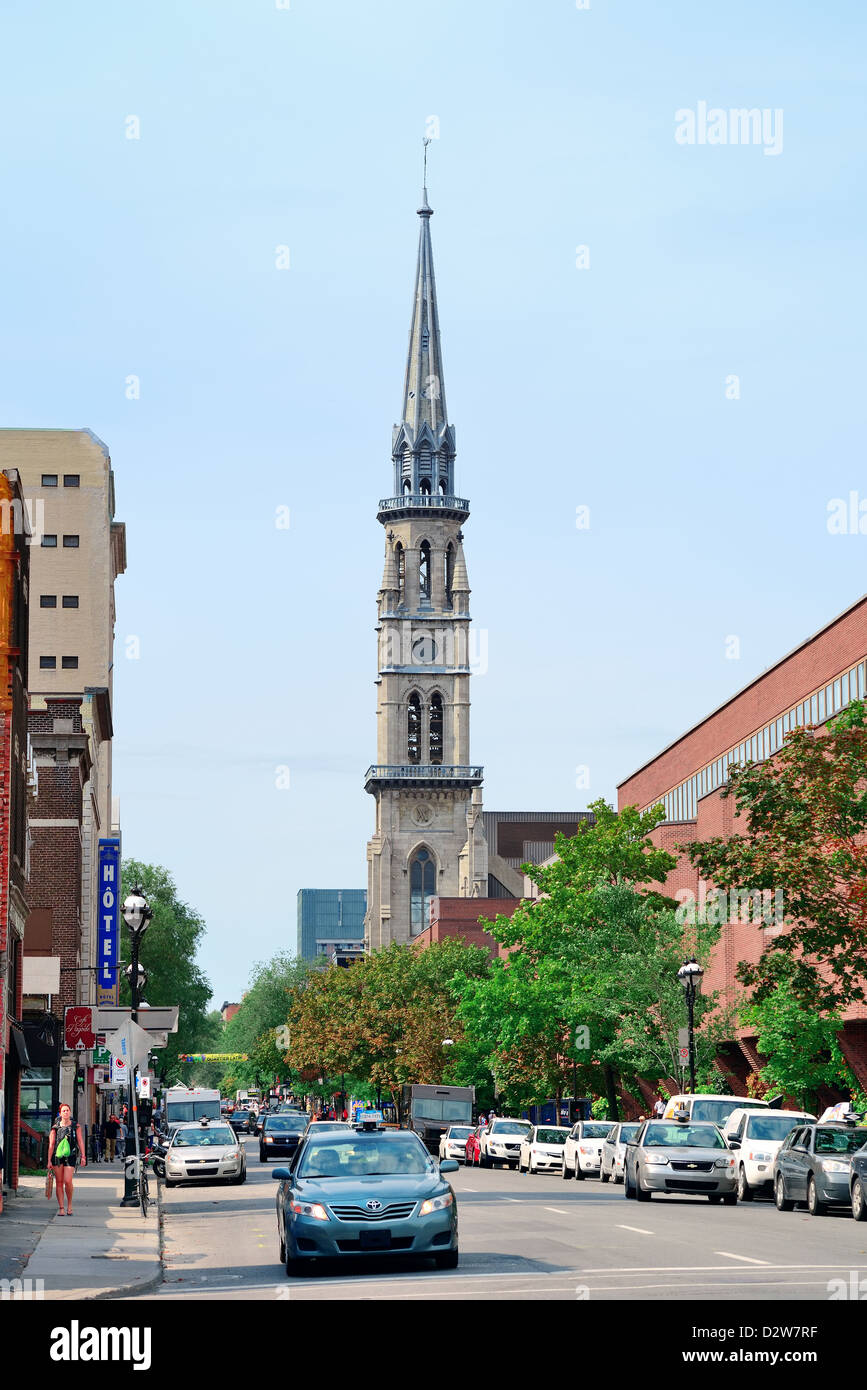 City street view with busy traffic Stock Photo - Alamy