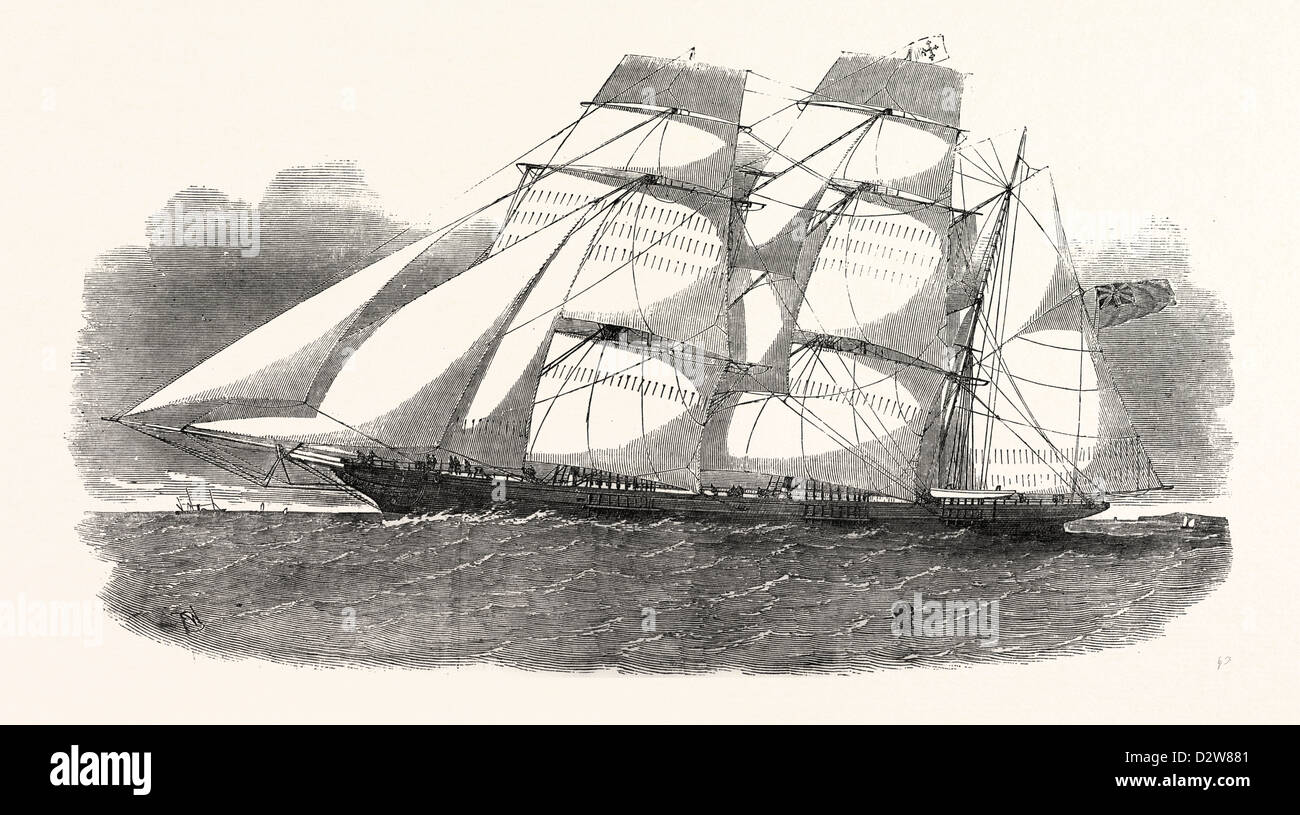 THE SUNDERLAND CLIPPER BARQUE FLYING DRAGON 1854 Stock Photo - Alamy