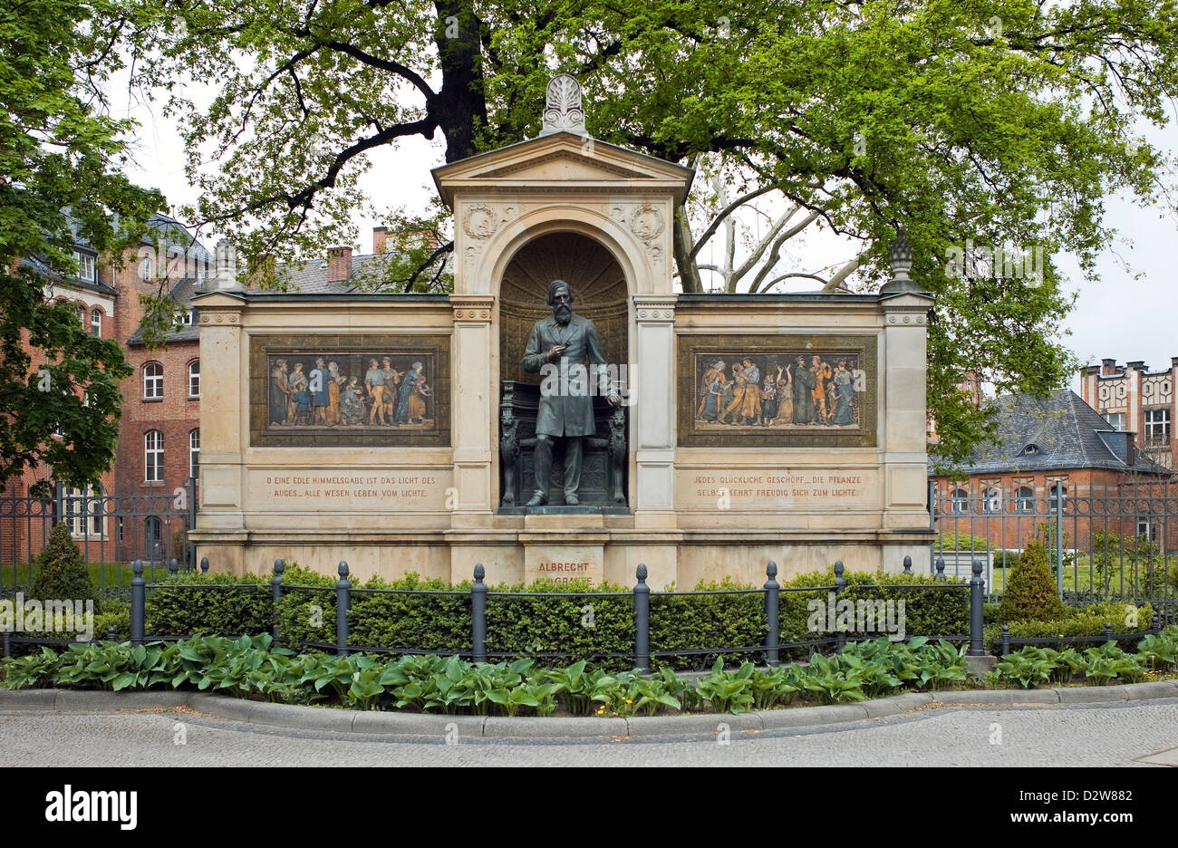 Albrecht von graefe statue hi-res stock photography and images - Alamy