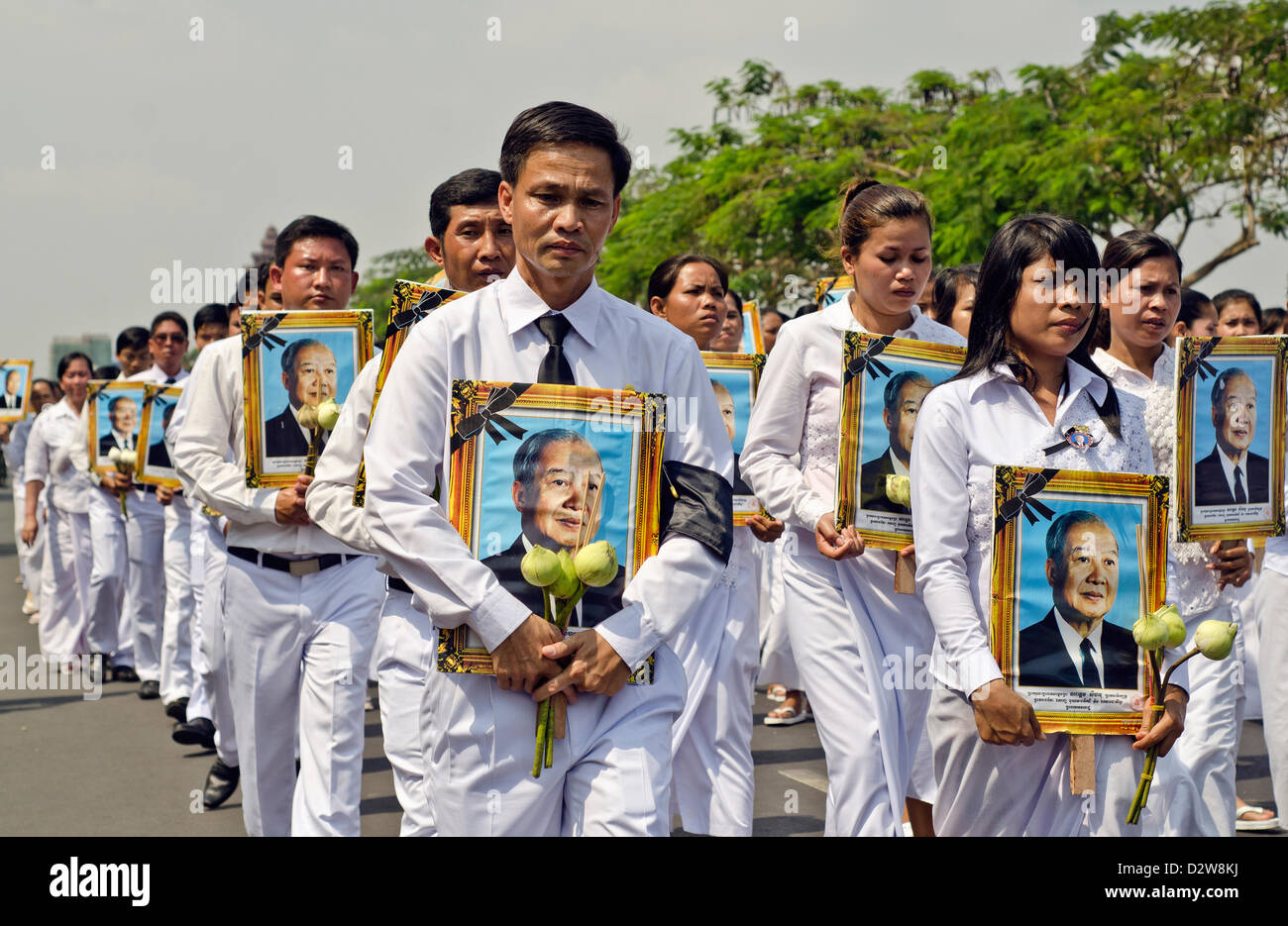 The body of the late King Father Norodom Sihanouk made its final ...