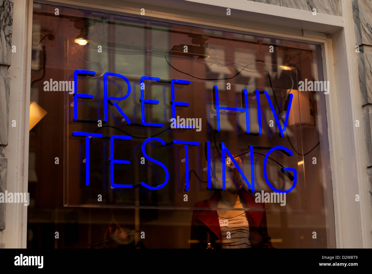 Free hiv test sign hi-res stock photography and images - Alamy